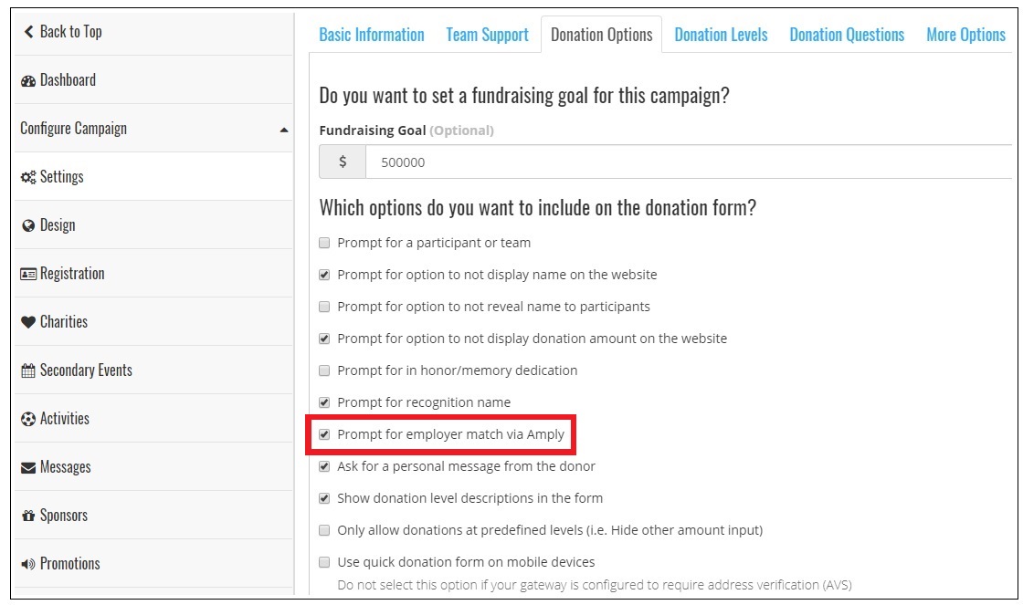 Peer-to-Peer: Employer Matching with Amply